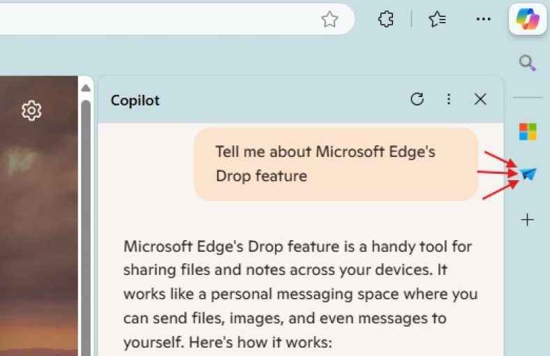 I just discovered Microsoft Edge’s Drop feature for ultimate cross ...