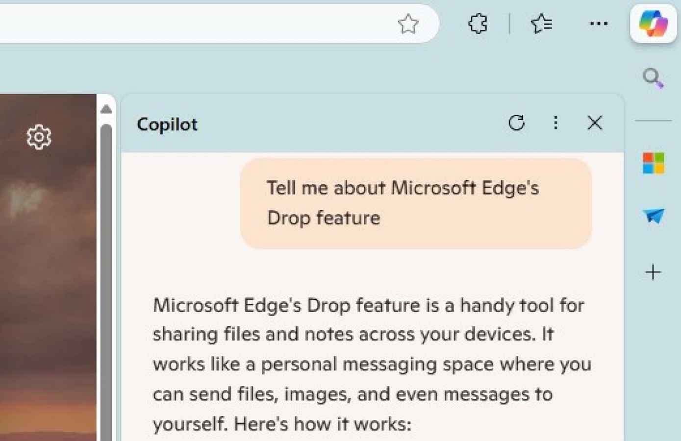 I just discovered Microsoft Edge’s Drop feature for ultimate cross ...