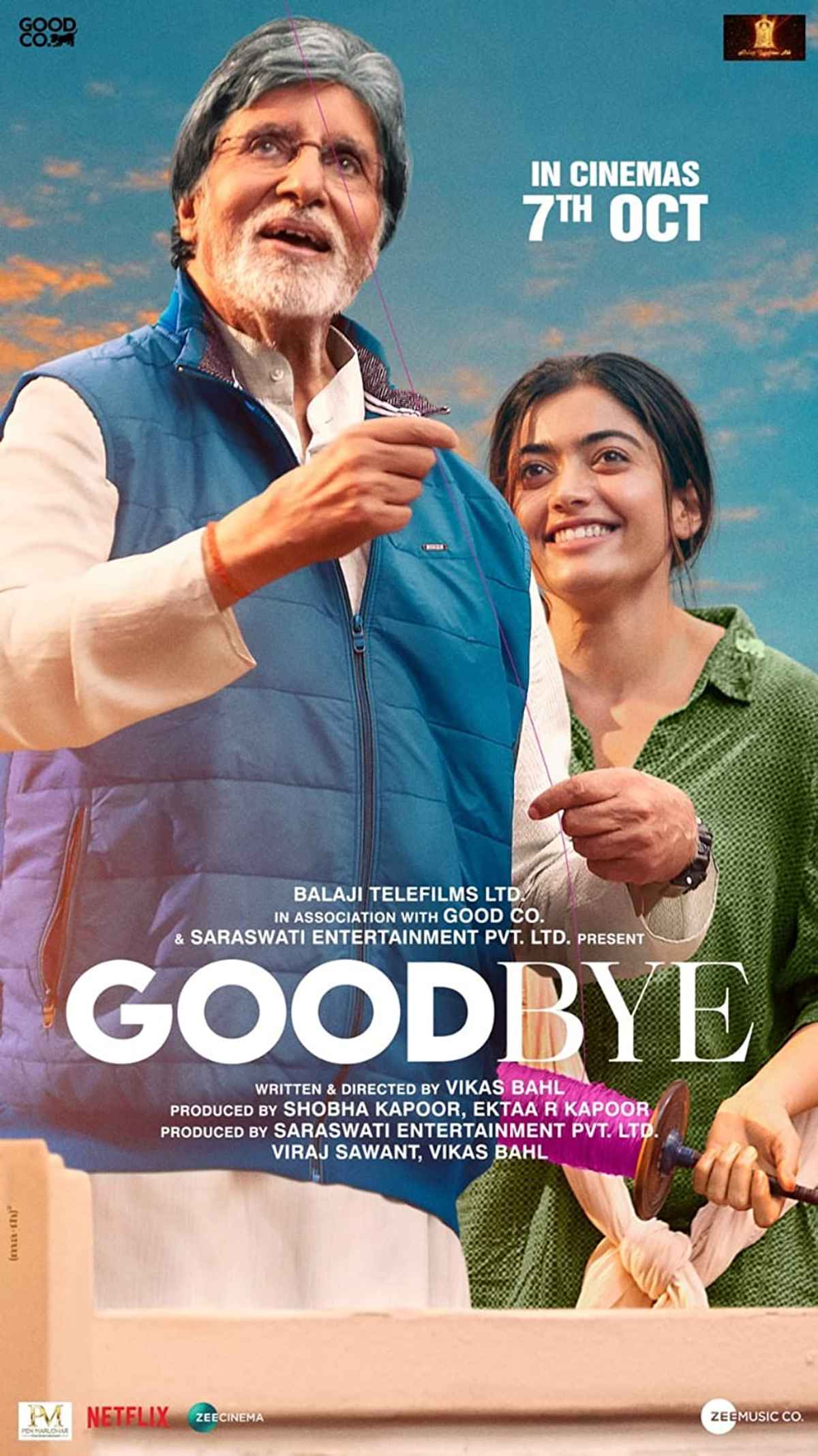 Goodbye Movie (2022) | Release Date, Cast, Trailer, Songs, Running at ...