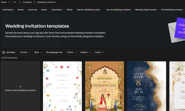 Canva 101: Design printed wedding cards and event brochures on Canva